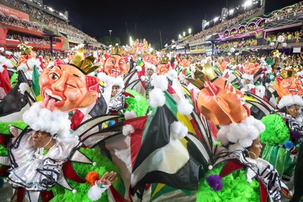 Members Grande Rio Samba School Perform Editorial Stock Photo - Stock ...