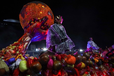 Members Grande Rio Samba School Perform Editorial Stock Photo - Stock ...