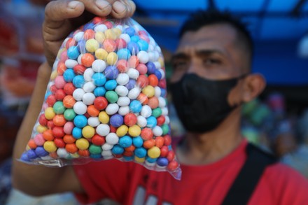 Street Vendor Displays Sells Some Cookies Editorial Stock Photo - Stock ...