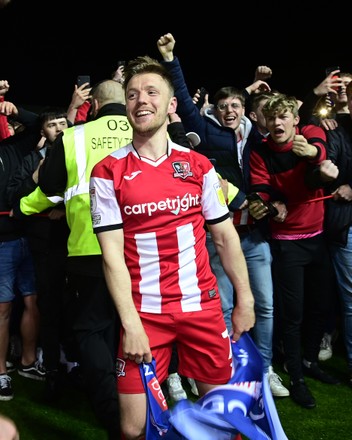 Matt Jay Captain Exeter City Celebrates Editorial Stock Photo - Stock ...