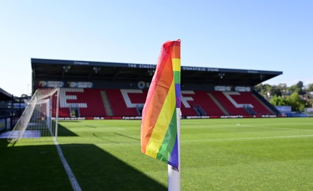 General View Rainbow Corner Flags Exeter Editorial Stock Photo - Stock ...