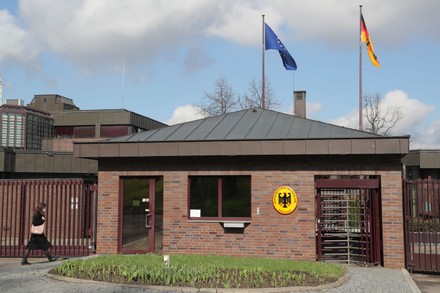 German Embassy in Moscow, Russian Federation - 26 Apr 2022 Stock ...