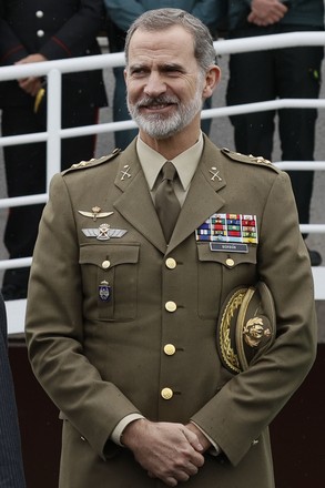 Spanish King Felipe Vi Smiles During Editorial Stock Photo - Stock ...