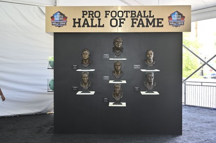 Pro Football Hall Fame Busts On Editorial Stock Photo - Stock Image ...