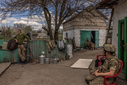 Russian invasion of Ukraine, Velyka Novosilka - 27 Apr 2022 Stock ...