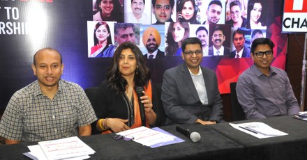 LEFT RIGHT TIE CHANDIGARH VICE PRESIDENT Editorial Stock Photo - Stock ...