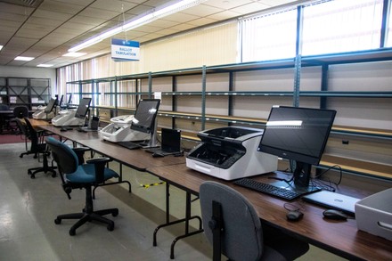 Ballot Tabulators Using Dominion Voting Systems Editorial Stock Photo ...