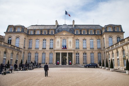Facade Elysee Palace Residence French President Editorial Stock Photo ...