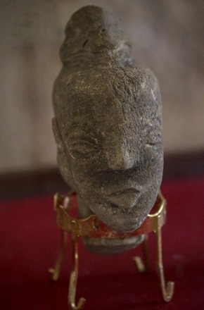 4500yearold Stone Sculpture Anat Canaanite Goddess Editorial Stock ...