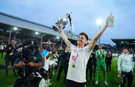 Anthony Knockaert Fulham Trophy Editorial Stock Photo - Stock Image ...
