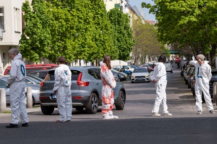 Disguised Human Bollards Residents Human Diagonal Editorial Stock Photo ...