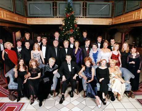 Coronation Street Christmas Party Assembled Cast Editorial Stock Photo ...