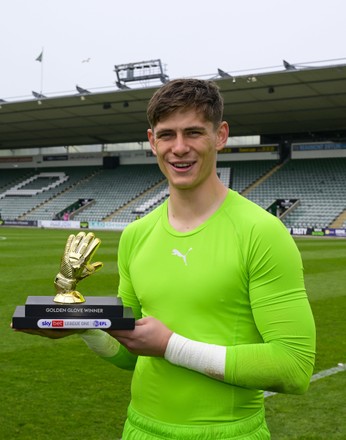 Michael Cooper Goalkeeper Plymouth Argyle Presented Editorial Stock ...