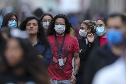 Group People Without Masks Walk Through Editorial Stock Photo - Stock ...