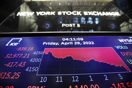 Electronic Screens Display Stock Market Information Editorial Stock ...