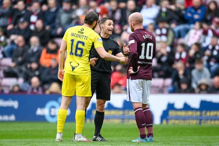 Referee Steven Mclean Speaks Ross Countys Editorial Stock Photo - Stock ...