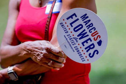Supporter Democratic Congressional Candidate Marcus Flowers Editorial ...