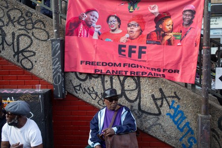 Economic Freedom Fighters Banner Seen People Editorial Stock Photo ...