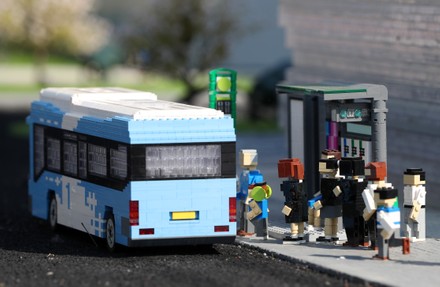 Bus Stop Yeouido Financial District Seoul Editorial Stock Photo - Stock ...