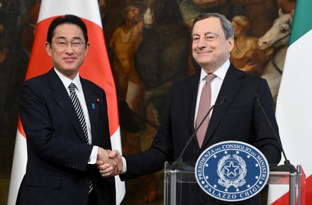 Japanese Prime Minister visits Italy, Rome - 04 May 2022 Stock Pictures ...
