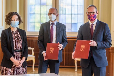 Berlin Mayor Michael Right Senator Economic Editorial Stock Photo ...