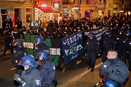 Leftwing Autonomists Protesting Under Motto United Editorial Stock ...