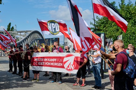 Members Rightwing Radical Party Npd Youth Editorial Stock Photo - Stock ...