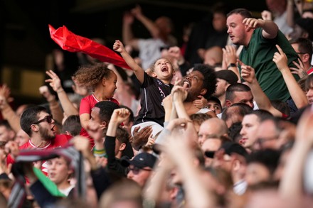 Mk Dons Fans Celebrates Goal Troy Editorial Stock Photo - Stock Image ...