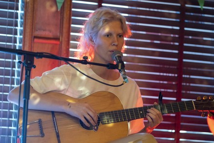 Singer Online Concert Closed Reykjavik Bars Editorial Stock Photo ...