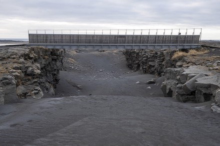 Bridge Over Rift Line Between European Editorial Stock Photo - Stock ...