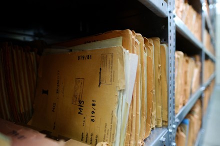 Shelf Stasi Files Former Headquarters Ministry Editorial Stock Photo ...