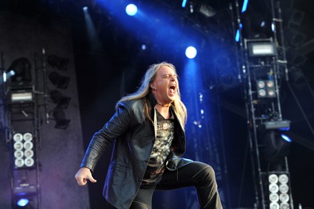 Singer Andreas Andi Deris Helloween Performing Editorial Stock Photo ...