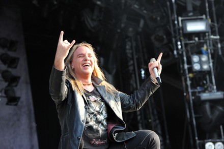 Singer Andreas Andi Deris Helloween Performing Editorial Stock Photo ...