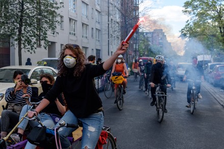 Bicycle Protest Action Campaign Under Motto Editorial Stock Photo ...