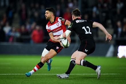 Ben Morgan Gloucester Rugby Celebrates Try Editorial Stock Photo ...