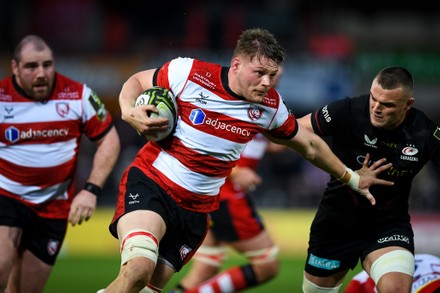 Ben Morgan Gloucester Rugby Celebrates Try Editorial Stock Photo ...