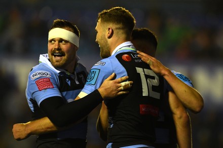 Max Llewellyn Cardiff Celebrates Scoring Try Editorial Stock Photo ...