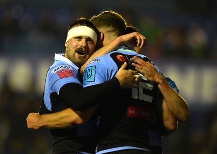 Max Llewellyn Cardiff Celebrates Scoring Try Editorial Stock Photo ...