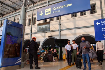 View Pasar Senen Station Arrival Gate Editorial Stock Photo - Stock ...