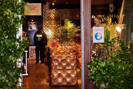 Police Enforce Curfew Pantry Restaurant Friedrichstrse Editorial Stock ...