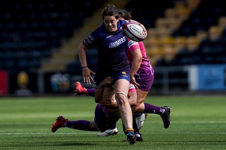 Caity Mattinson Worcester Warriors Celebrates Teammates Editorial Stock ...