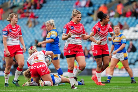 St Helens Emily Rudge Celebrates Her Editorial Stock Photo - Stock ...
