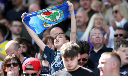 Blackburn Rovers Supporters Enjoying Match During Editorial Stock Photo ...