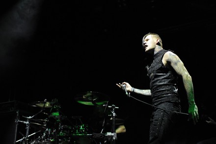 Singer Scott Lewis Carnifex Concert Columbiahalle Editorial Stock Photo ...
