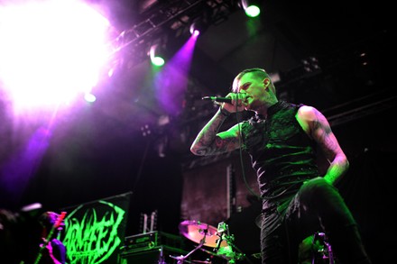 Singer Scott Lewis Carnifex Concert Columbiahalle Editorial Stock Photo ...