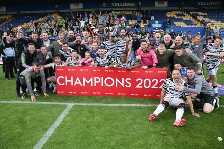 Forest Green Rovers Celebrate Becoming Champions Editorial Stock Photo ...