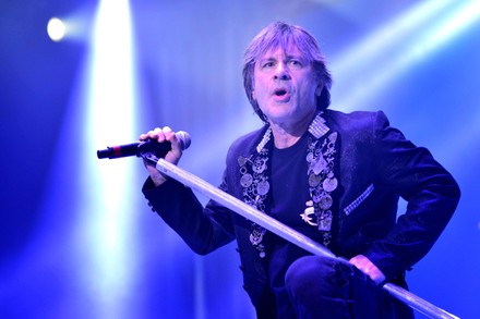 Singer Bruce Dickinson Iron Maiden Concert Editorial Stock Photo ...