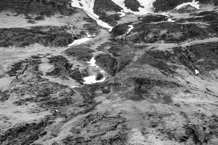 Snow Remains On Slope Mount Western Editorial Stock Photo - Stock Image ...