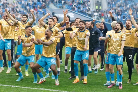 Zenit Football Club Players Attend Honoring Editorial Stock Photo ...