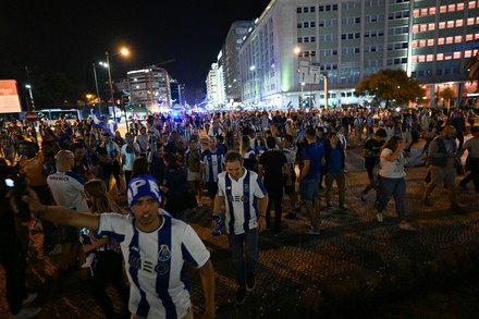 Porto Fans Seen Celebrating Streets After Editorial Stock Photo - Stock ...